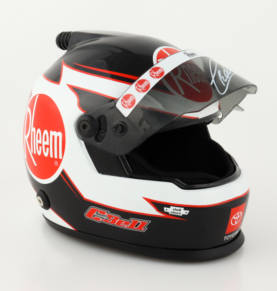 Christopher Bell Signed NASCAR Rheem 1:2 Scale Mini Helmet (PA ...