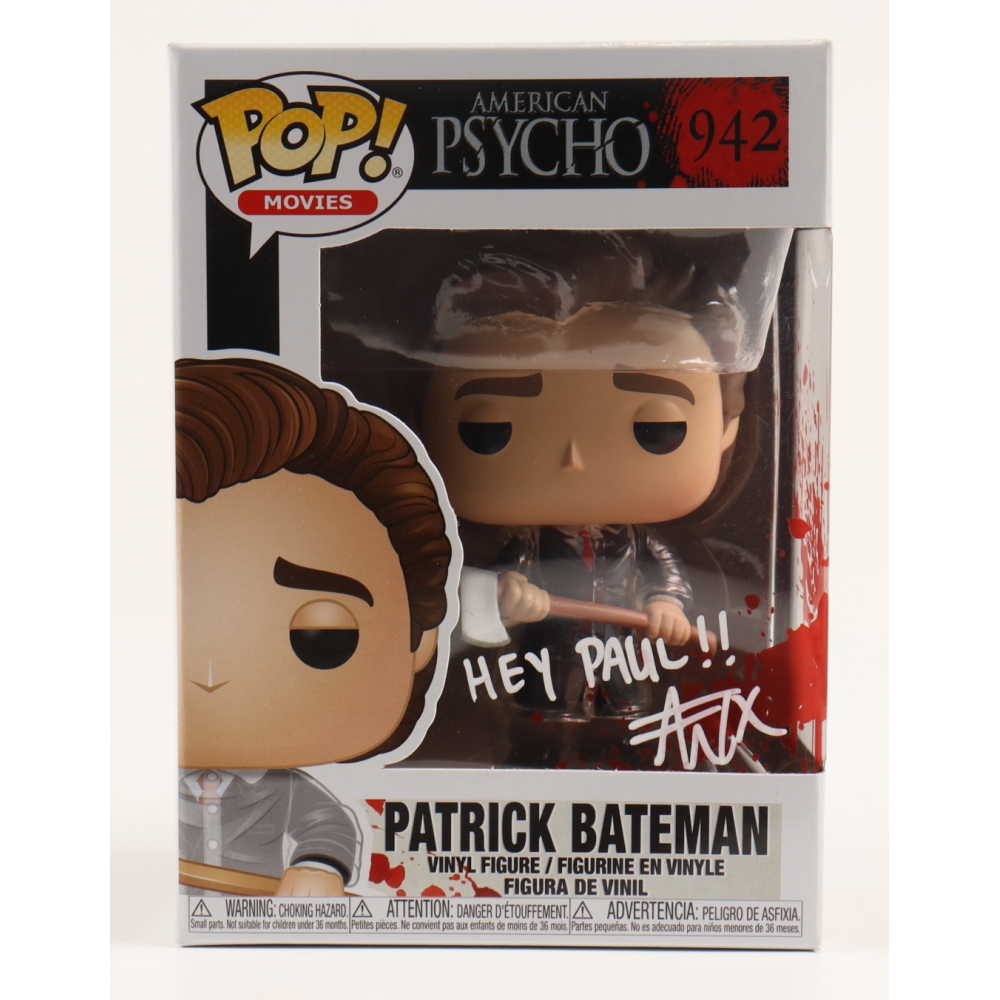 Spencer Charnas Signed "American Psycho" #942 Patrick Bateman Funko Pop ...