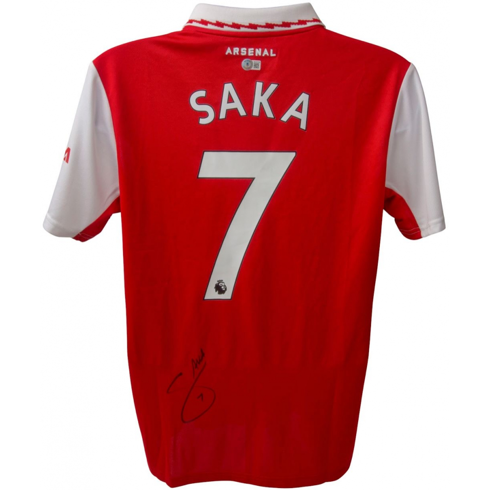 Saka Signed Arsenal Jersey (Beckett) | Pristine Auction