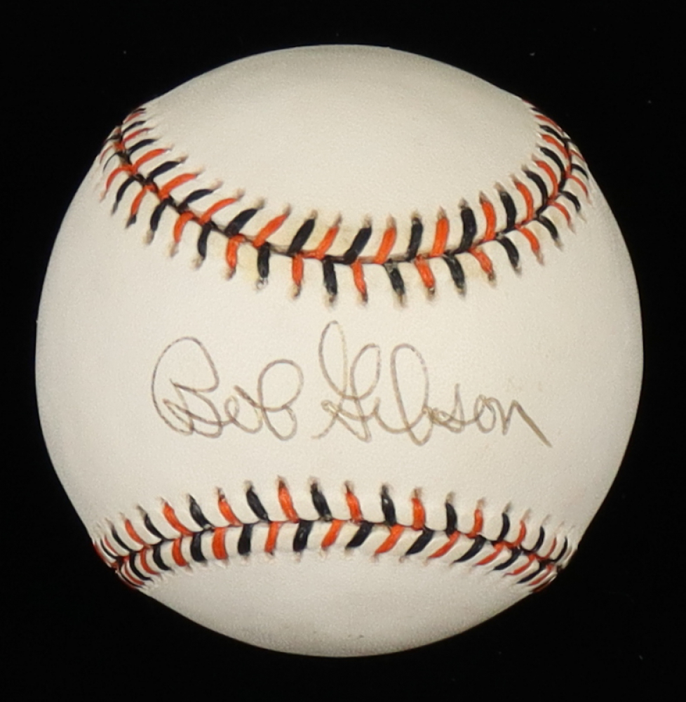 Bob Gibson Signed 1993 All-Star Game Baseball with Display Case (PSA ...