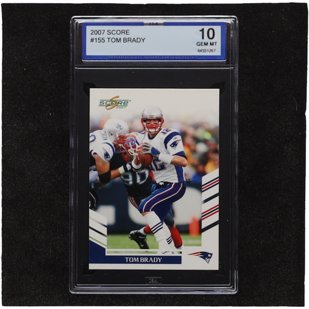 Tom Brady 2007 Score #155 (ISA 10) | Pristine Auction