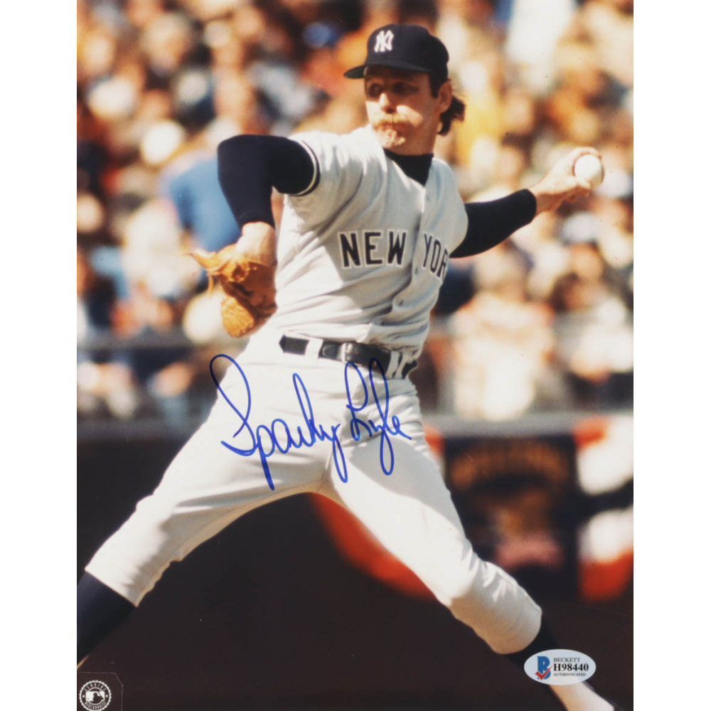 Sparky Lyle Signed Yankees 8x10 Photo (Beckett) | Pristine Auction