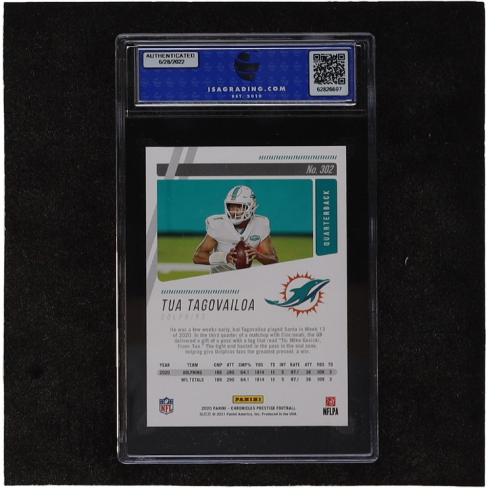 Tua Tagovailoa 2020 Prestige #302 Chronicles (ISA 10) | Pristine Auction