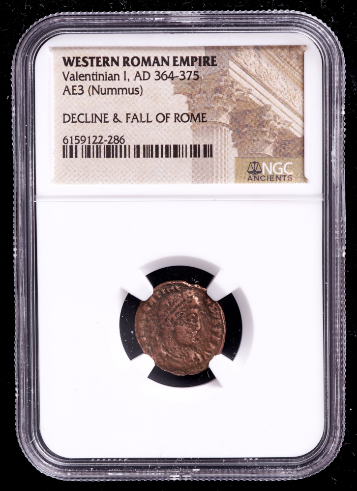 Valentinian I (AD 364-375) - AE3 (Nummus) - Western Roman Empire ...