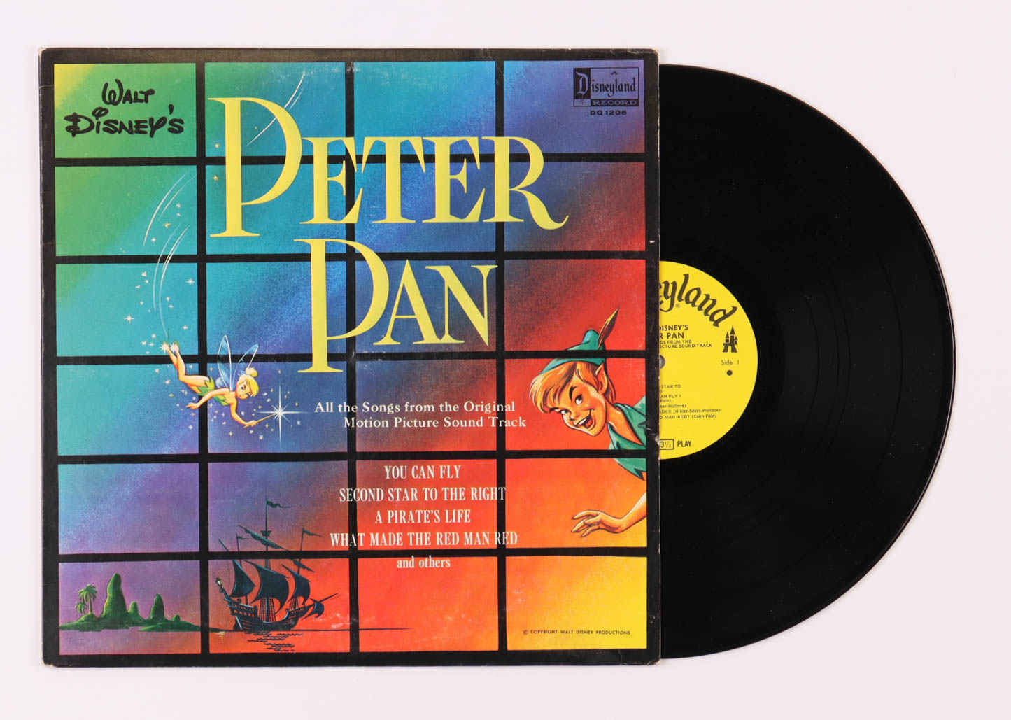 1963 Walt Disney's "Peter Pan" Original Motion Picture Sound Track ...