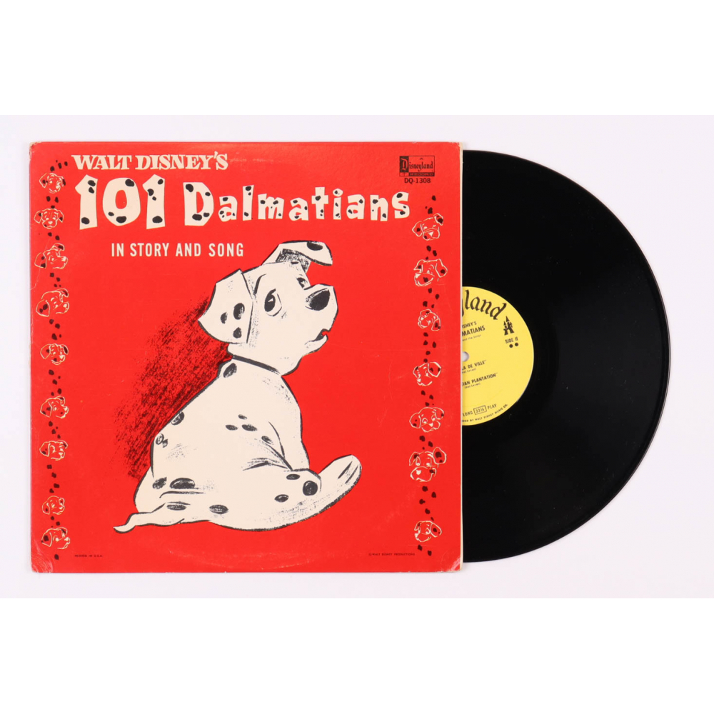 1963 Walt Disney's "101 Dalmatians in Story and Song" Vinyl Record ...