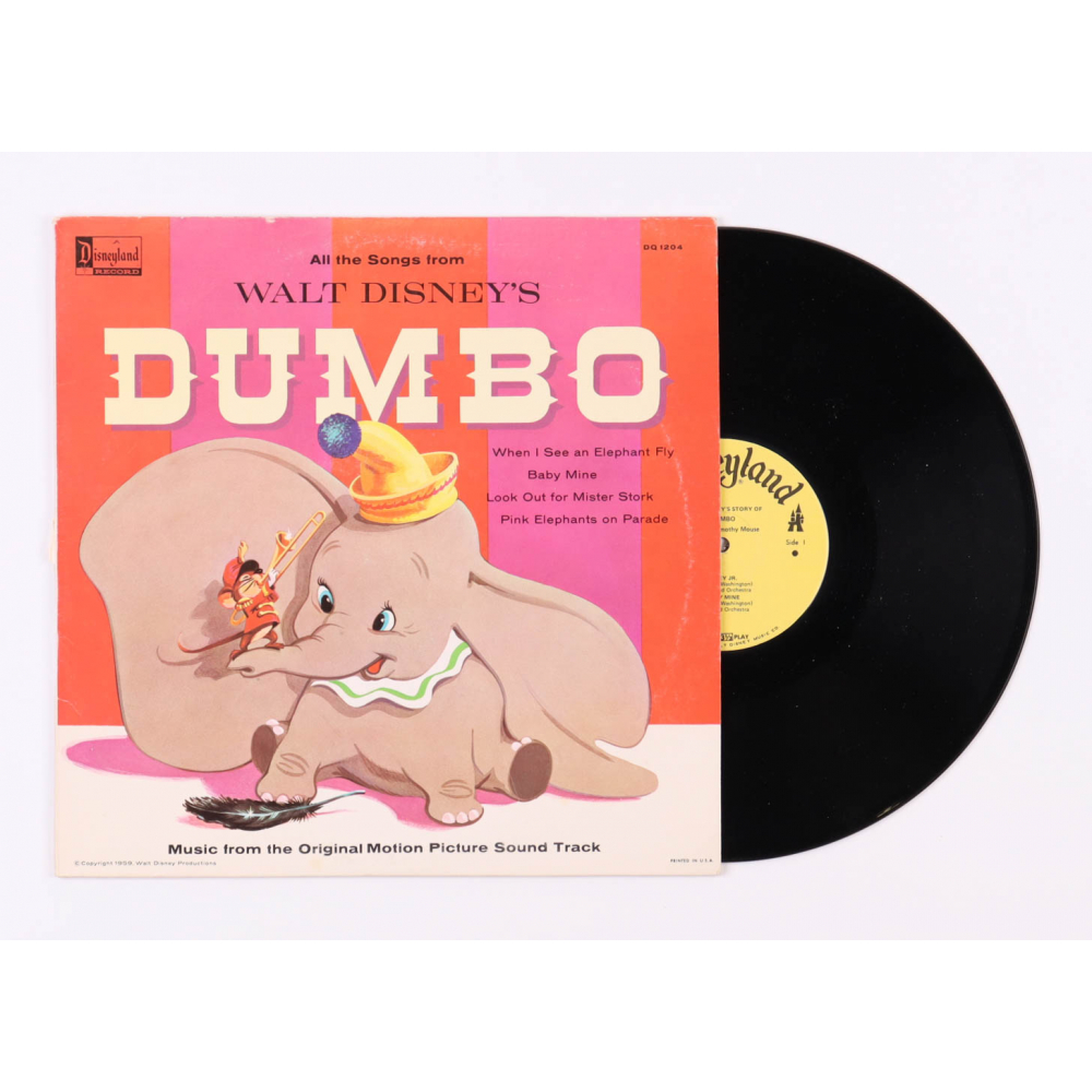 1965 Walt Disney's "Dumbo" Original Motion Picture Sound Track Vinyl ...