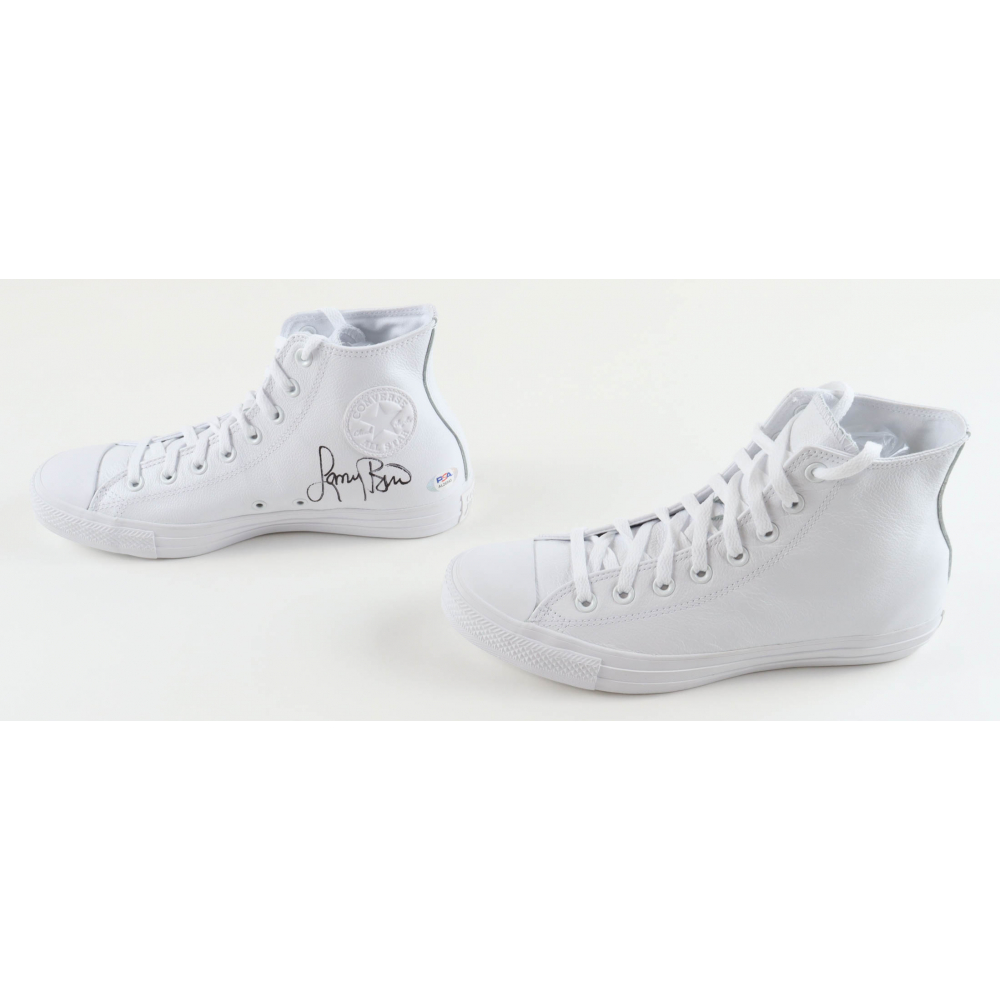 Larry Bird Signed Pair of Converse All-Star Basketball Shoes (PSA ...