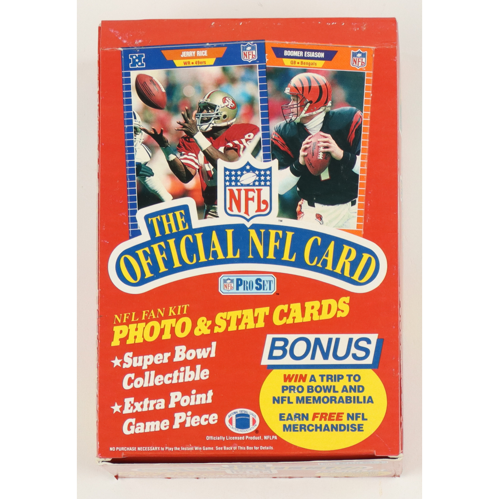 1989 Pro Set Series 2 Football Wax Box with (36) Packs | Pristine Auction