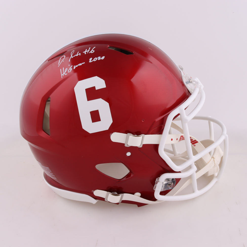 DeVonta Smith Signed Alabama Crimson Tide Full-Size Authentic On-Field ...