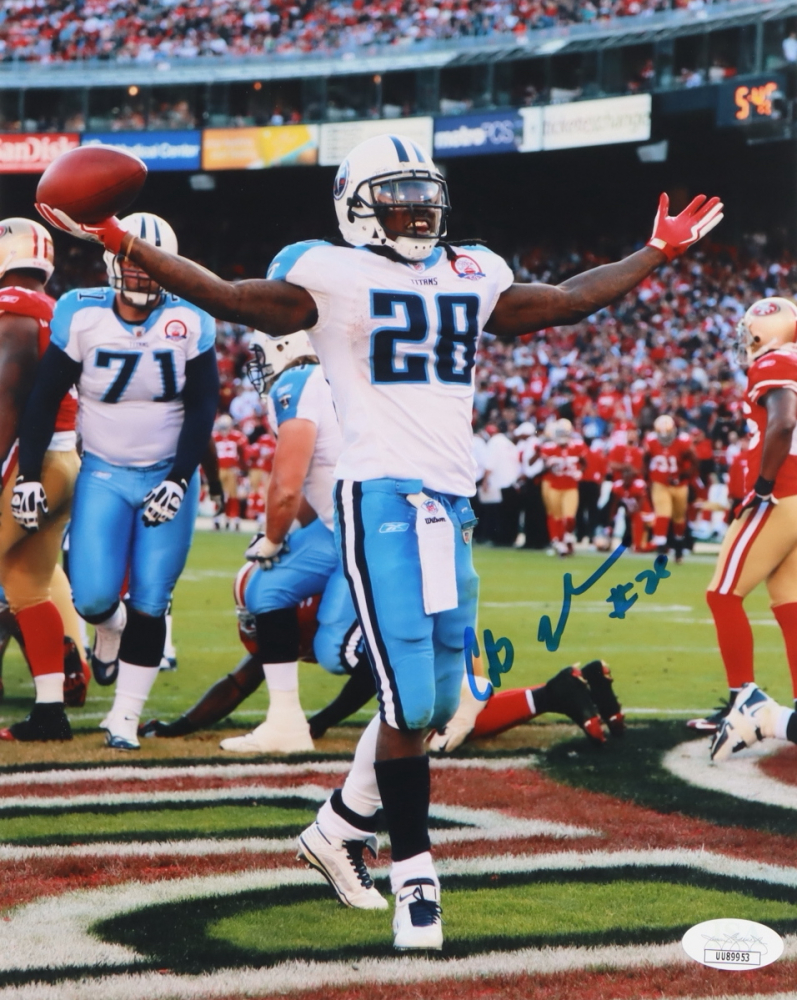 Chris Johnson Signed Titans 8x10 Photo (JSA) | Pristine Auction