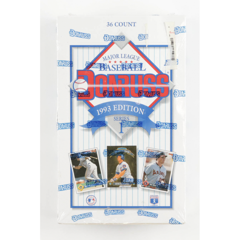 1993 Donruss Series 1 Baseball Jumbo Box With (36) Packs | Pristine Auction