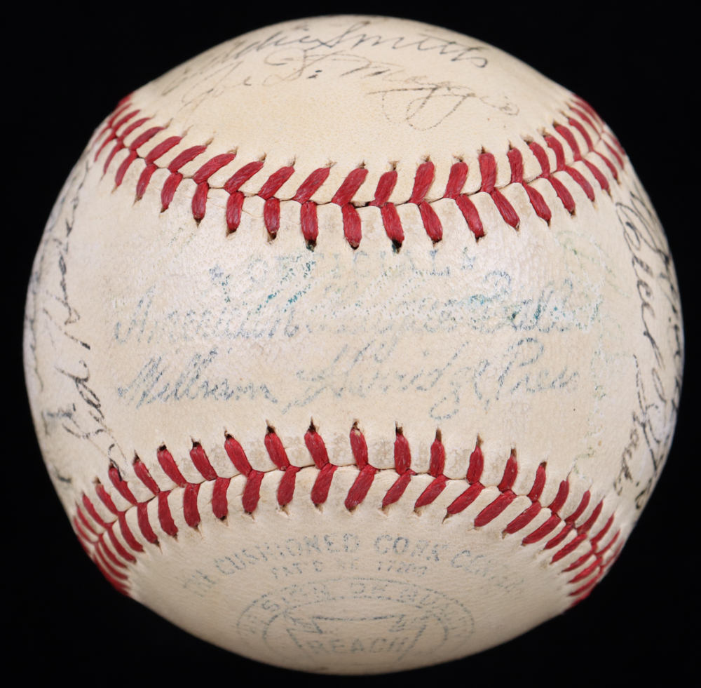 1941 OAL Baseball Signed by (21) With Bob Feller, Joe DiMaggio, Lou ...