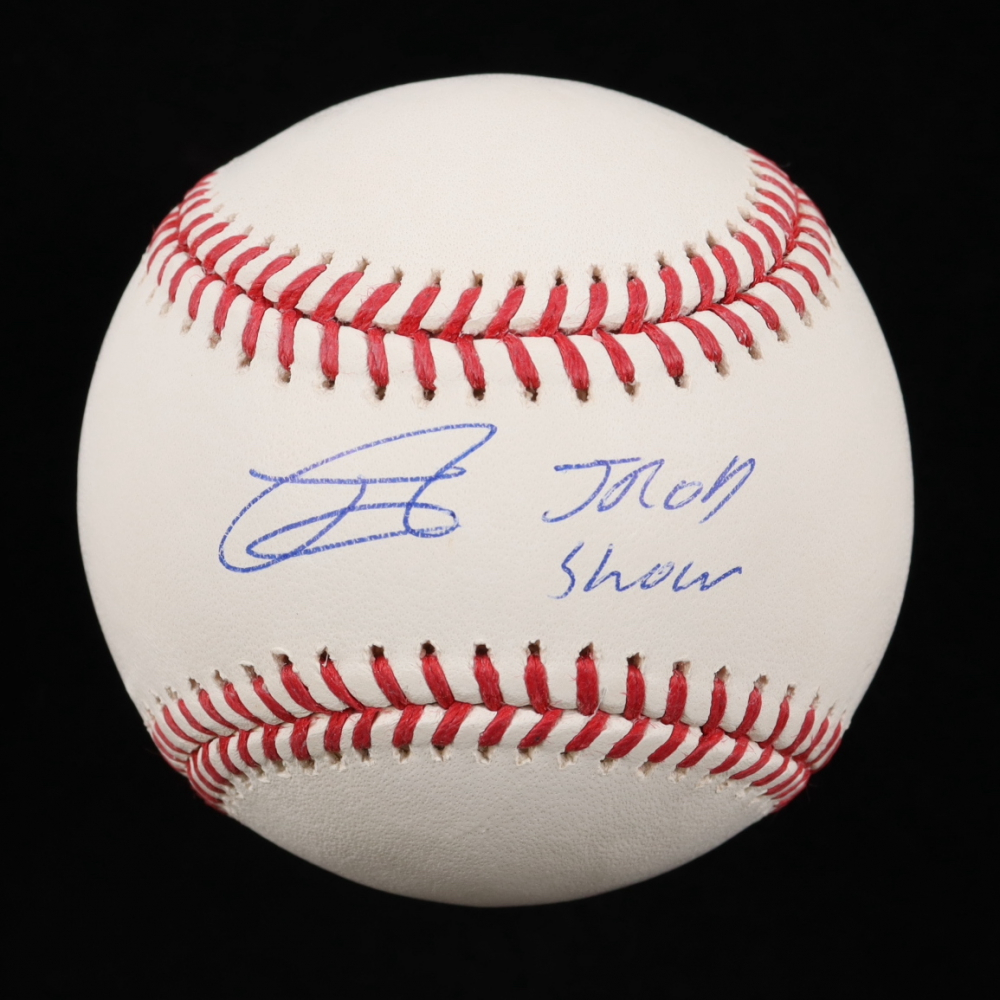 Julio Rodriguez Signed OML Baseball Inscribed "JROD Show" (JSA ...