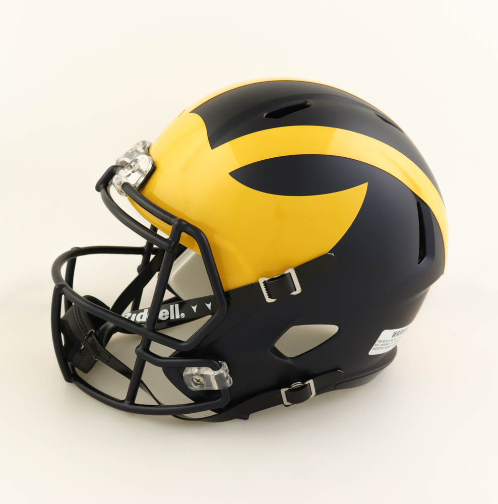Daxton "Dax" Hill Signed Michigan Wolverines Full-Size Speed Helmet ...