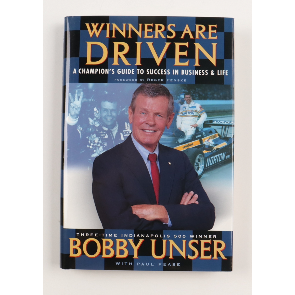 Bobby Unser Signed "Winners Are Driven" Hardcover Book (PSA) | Pristine ...