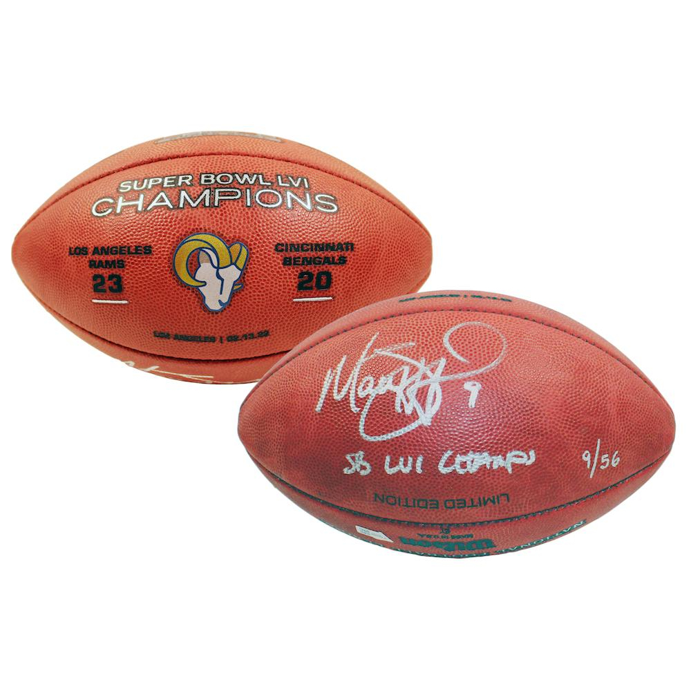 Matthew Stafford Signed LE "The Duke" Super Bowl LVI Logo NFL Official ...