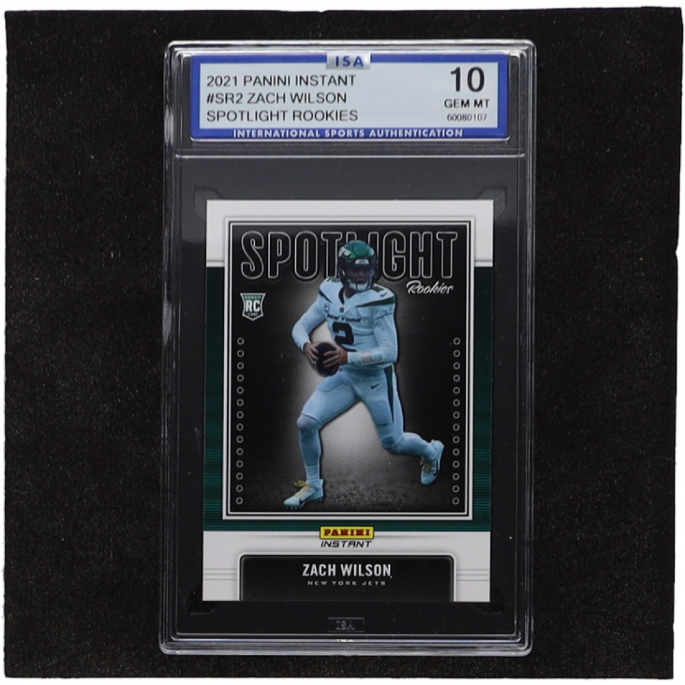 Zach Wilson 2021 Panini Instant Spotlight Rookies #2 (ISA 10 ...