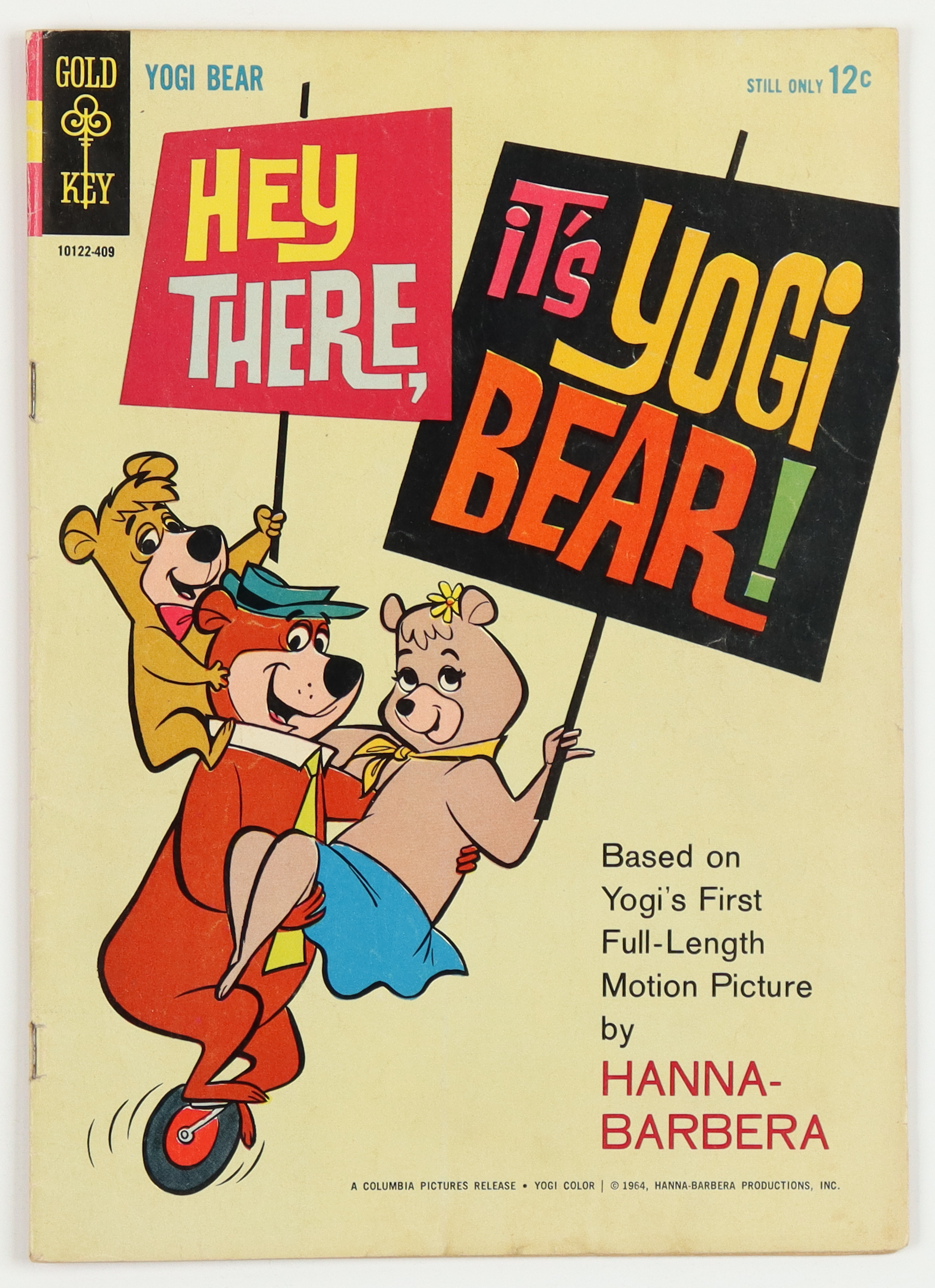1964 "Hey There, It's Yogi Bear" Issue #1 Gold Key Comic Book ...