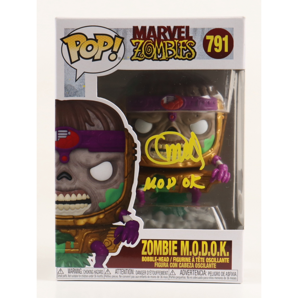 Charlie Adler Signed "Marvel Zombies" #791 Zombie M.O.D.O.K. Funko Pop ...