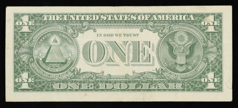 1957 Star $1 One Dollar U.S. National Currency Blue Seal Bank Note ...