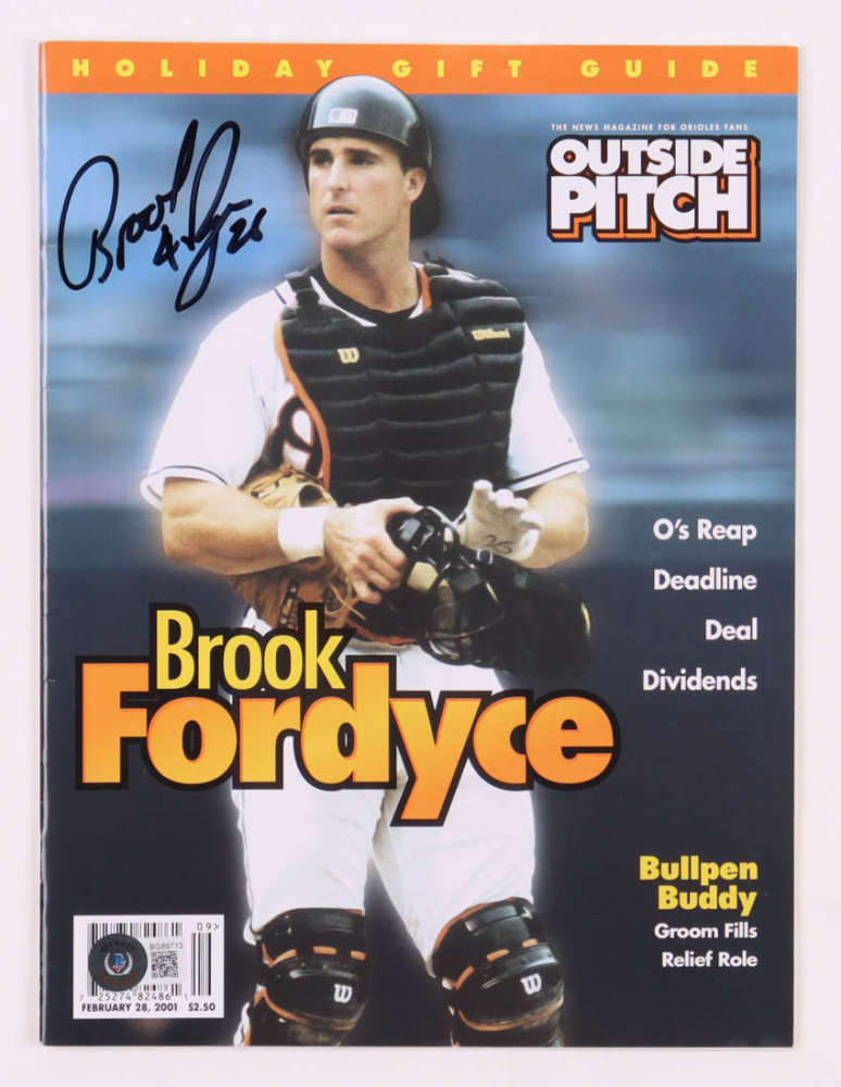 Brook Fordyce Signed 2001 Outside Pitch Magazine (Beckett) | Pristine ...