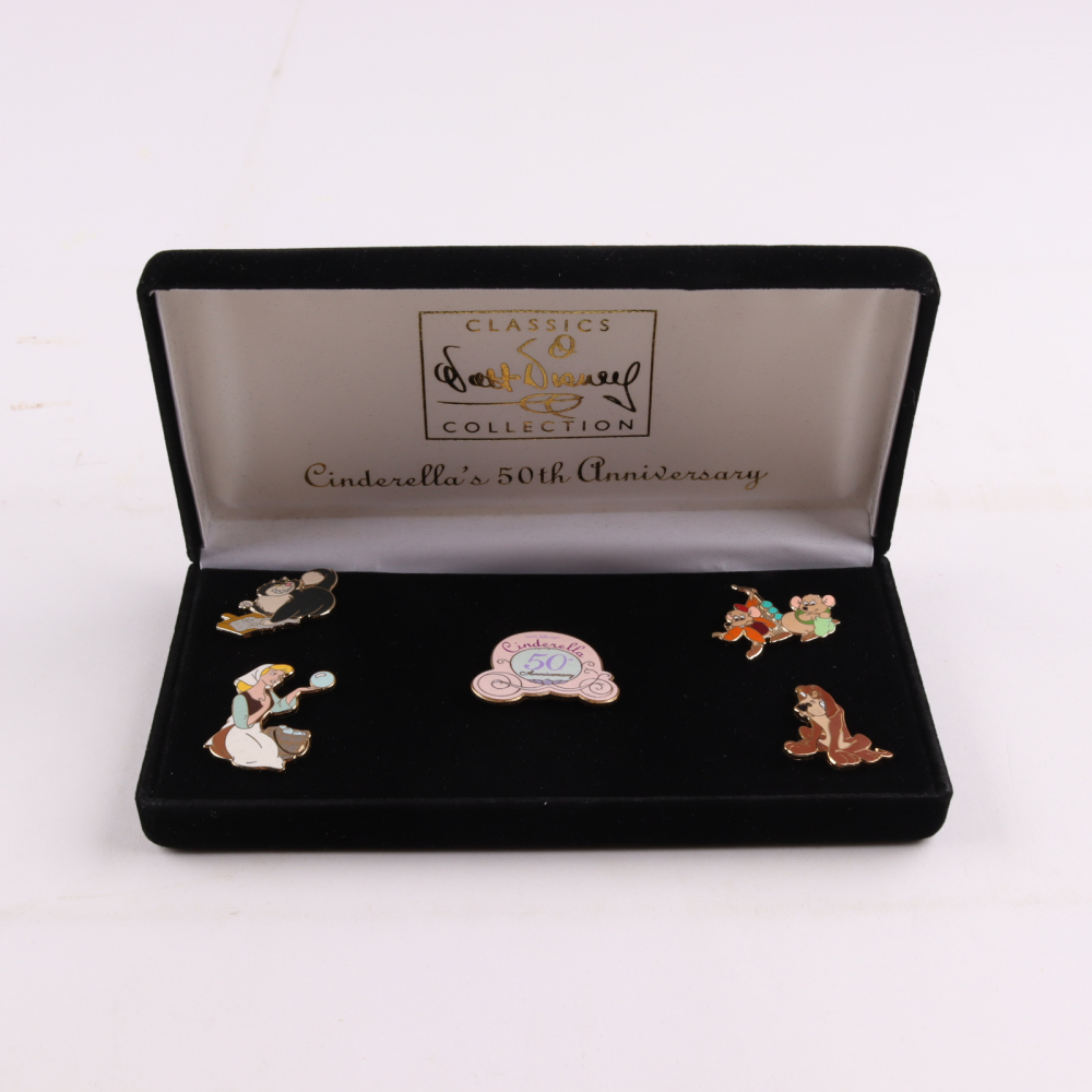 Walt Disney "Classics Collection" Boxed Set of (5) Pins | Pristine Auction