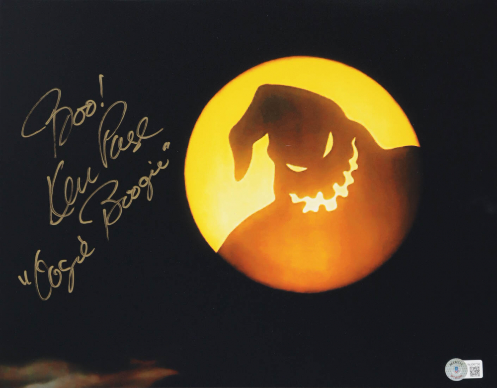 Ken Page Signed "The Nightmare Before Christmas" 11x14 Photo Inscribed ...