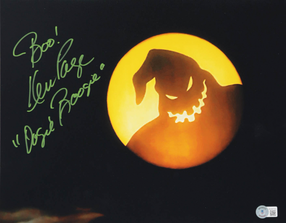 Ken Page Signed "The Nightmare Before Christmas" 11x14 Photo Inscribed ...