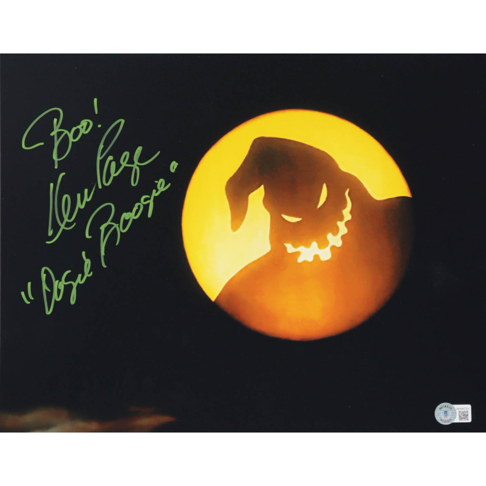 Ken Page Signed "The Nightmare Before Christmas" 11x14 Photo Inscribed ...