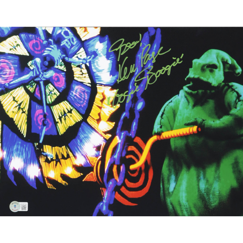 Ken Page Signed "The Nightmare Before Christmas" 11x14 Photo Inscribed ...