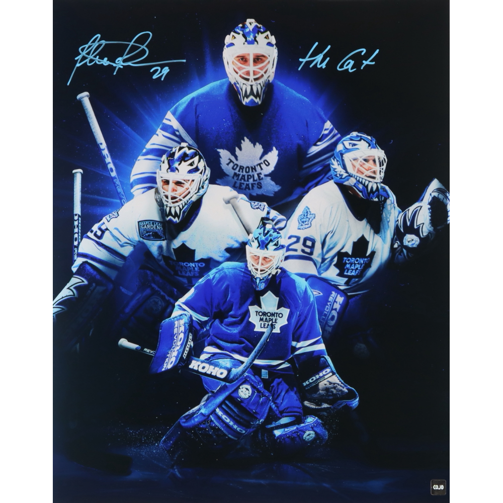 Felix Potvin Signed Maple Leafs 16x20 Photo Inscribed "The Cat" (COJO ...
