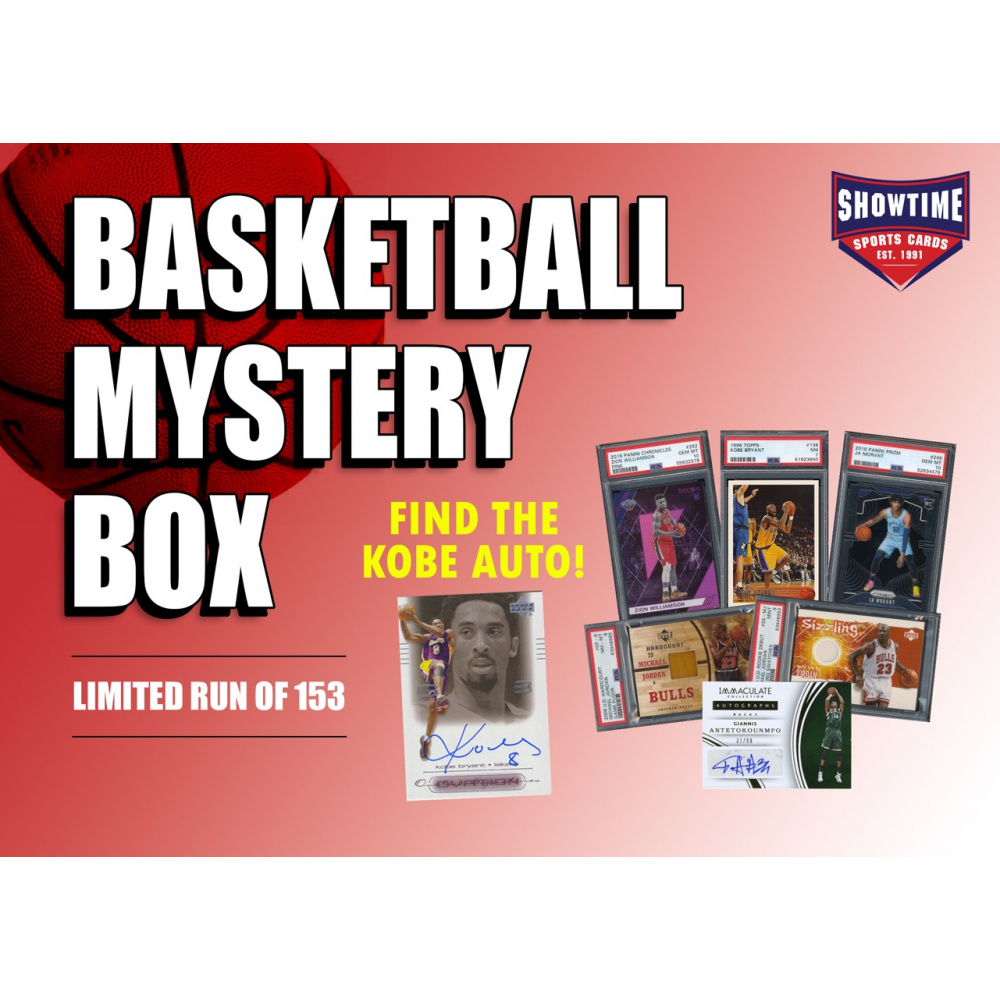 Showtime Cards NBA Edition Mystery Box - Find the Kobe Bryant Upper ...