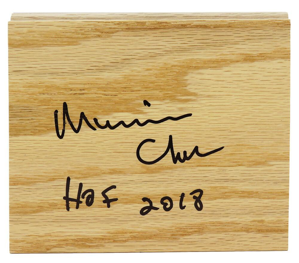 Maurice Cheeks Signed 5x6 Floor Piece Inscribed "HOF 2018" (Schwartz ...