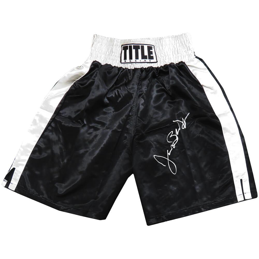 James "Buster" Douglas Signed Title Boxing Trunks (Schwartz Sports ...