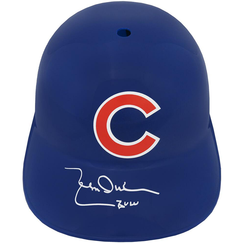 Leon Durham Signed Cubs Full-Size Batting Helmet Inscribed "Bull ...