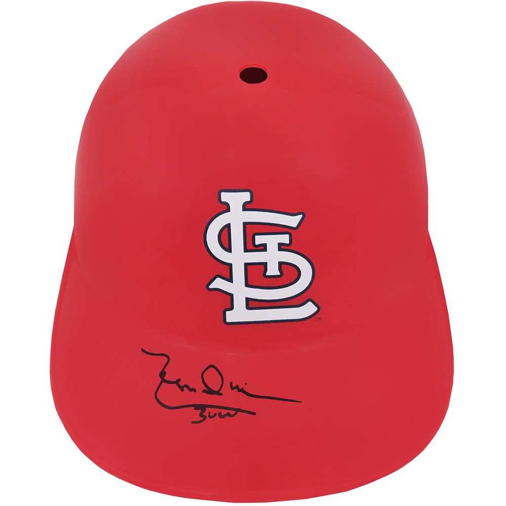 Leon Durham Signed Cardinals Full-Size Batting Helmet Inscribed "Bull ...