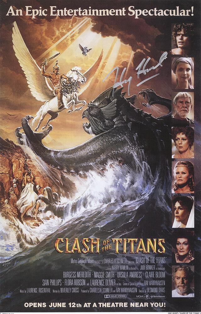 Harry Hamlin Signed "Clash Of The Titans" 11x17 Movie Poster Photo ...