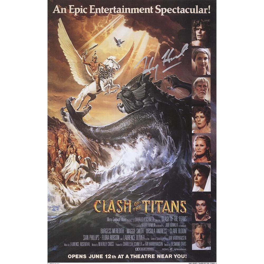 Harry Hamlin Signed "Clash Of The Titans" 11x17 Movie Poster Photo ...