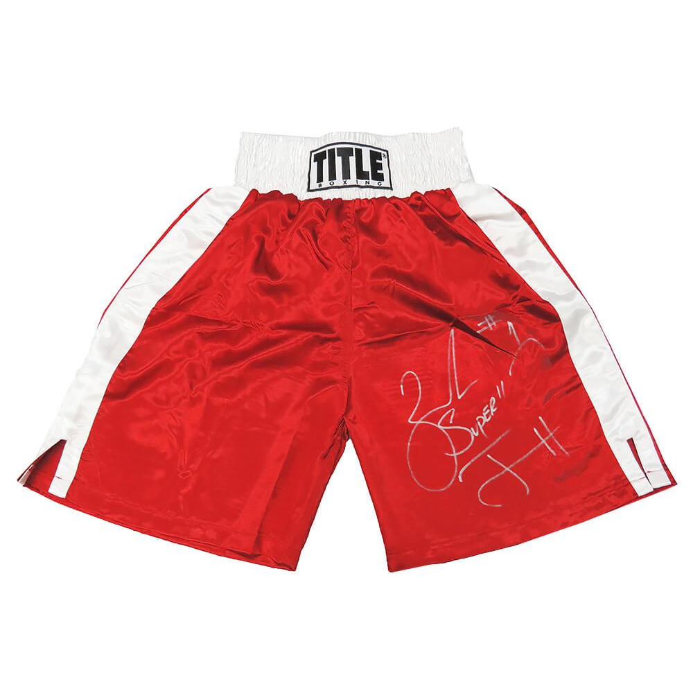 Zab "Super" Judah Signed Boxing Trunks (Schwartz Sports) | Pristine Auction