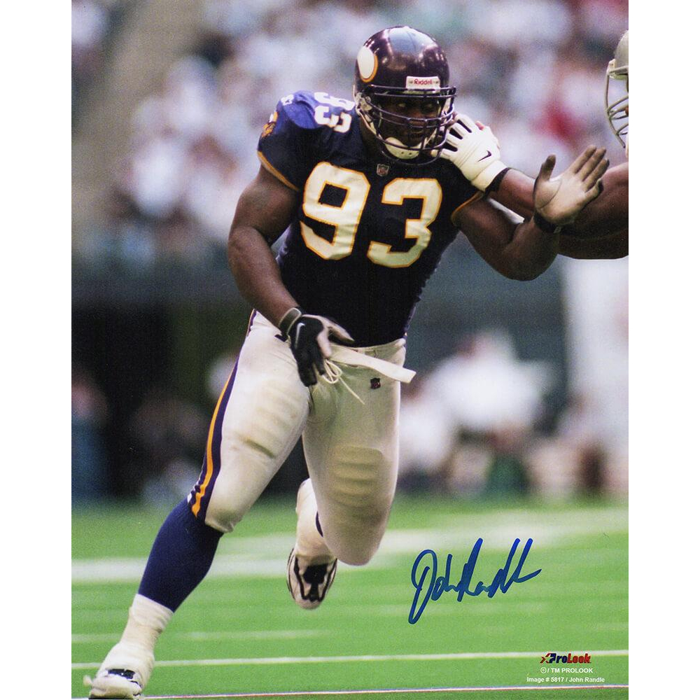 John Randle Signed Vikings 8x10 Photo (Schwartz) | Pristine Auction