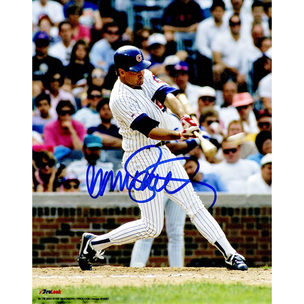Ryne Sandberg Signed Cubs 8x10 Photo (Schwartz) | Pristine Auction