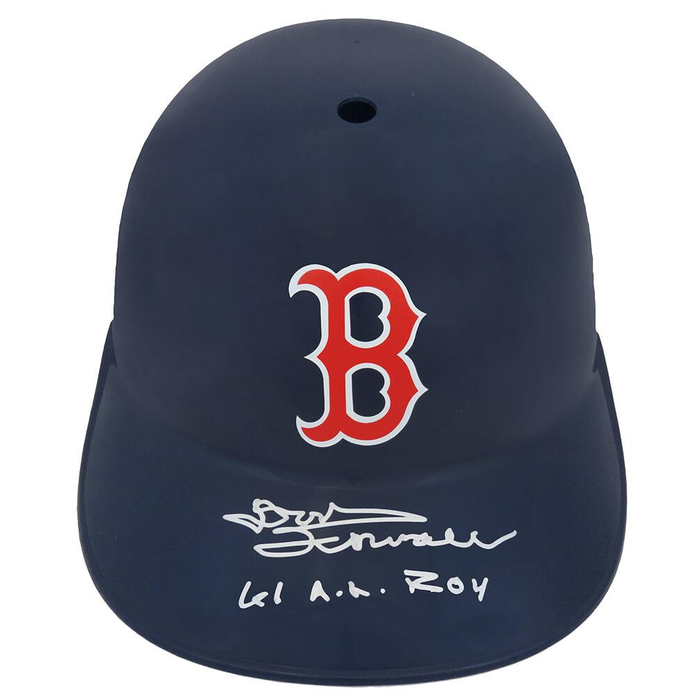 Don Schwall Signed Red Sox Full-Size Batting Helmet Inscribed "61 AL ...
