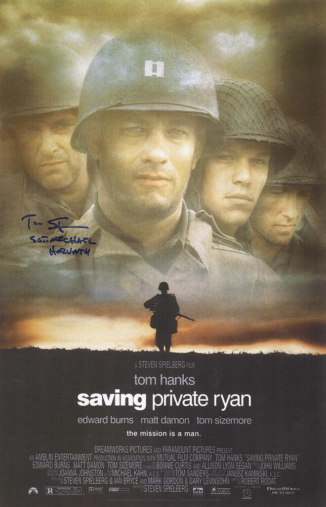 Tom Sizemore Signed "Saving Private Ryan" 11x17 Movie Poster Inscribed ...