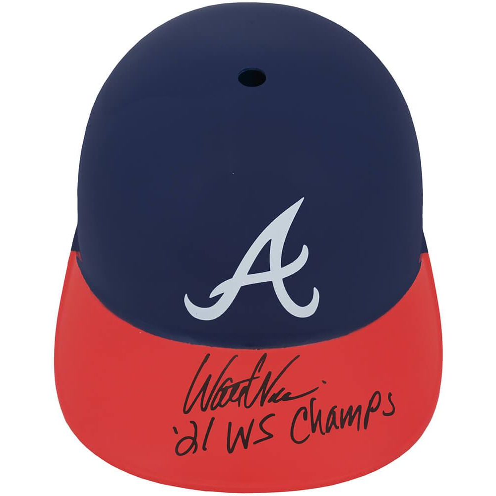 Walt Weiss Signed Braves Full-Size Batting Helmet Inscribed "'21 WS ...