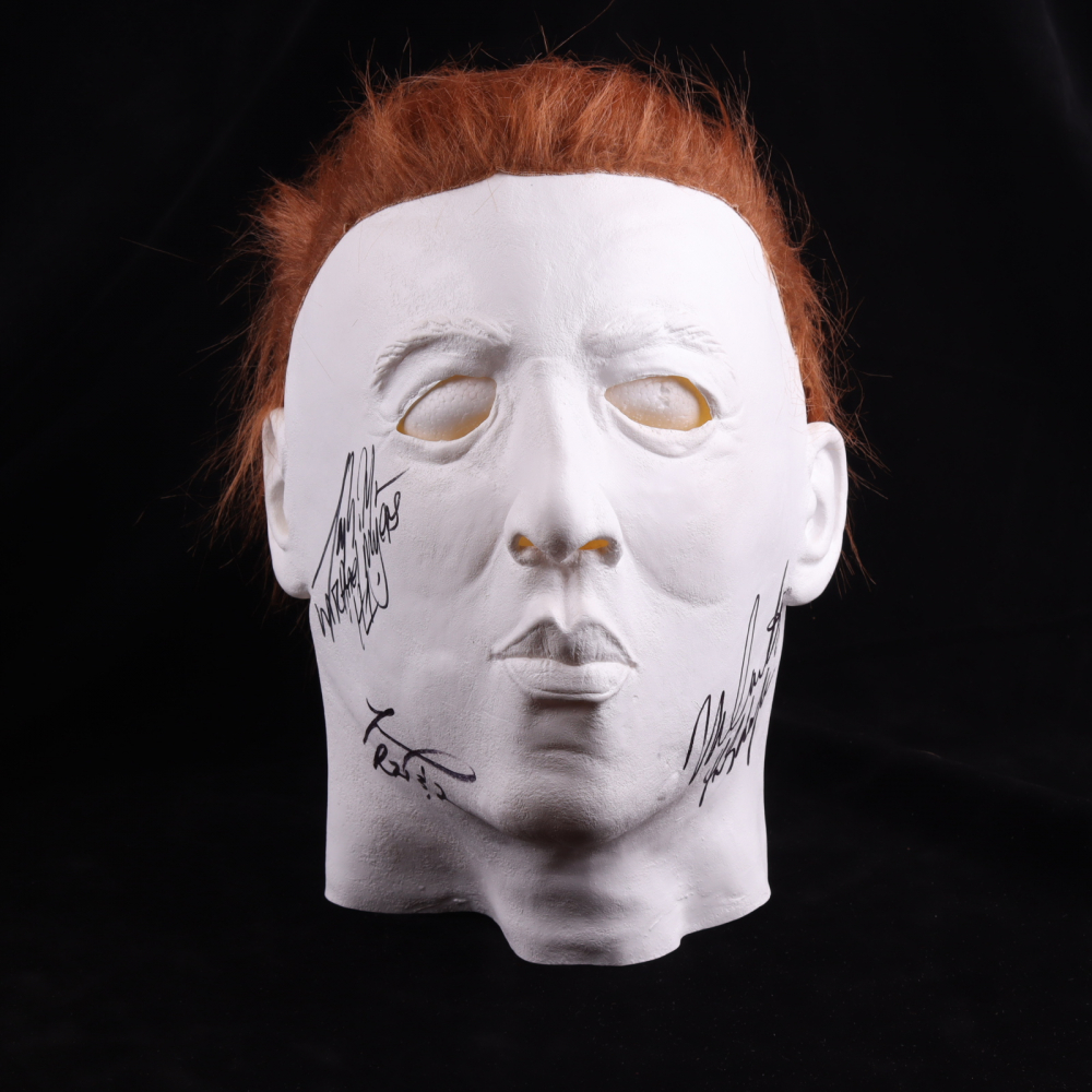 Nick Castle, Tony Moran & Tyler Mane Signed "Halloween" Michael Myers ...