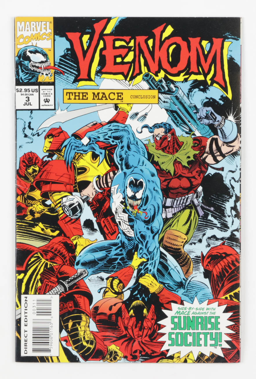1994 "Venom: The Mace" Issue #3B Marvel Comic Book | Pristine Auction