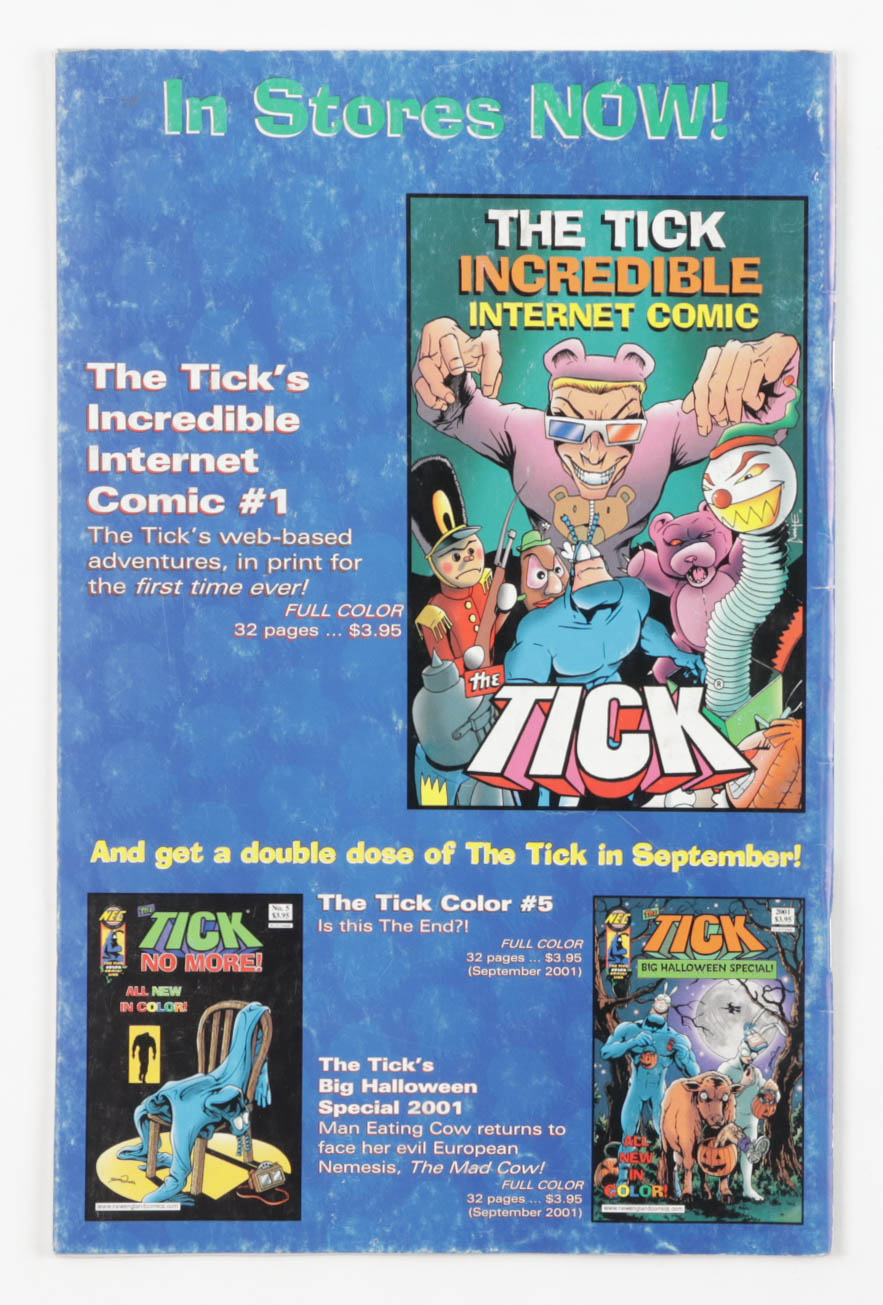 2001 "The Tick: Color" Issue #4 Comic Book | Pristine Auction