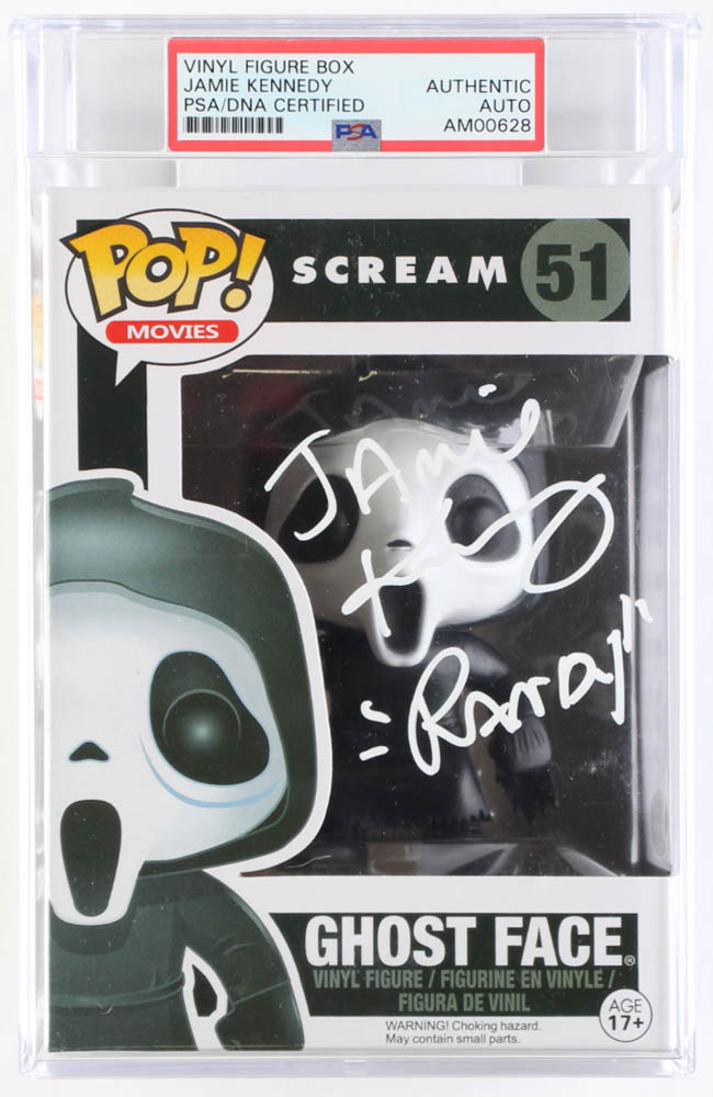 Jamie Kennedy Signed "Scream" #51 Ghost Face Vinyl Figure Inscribed ...