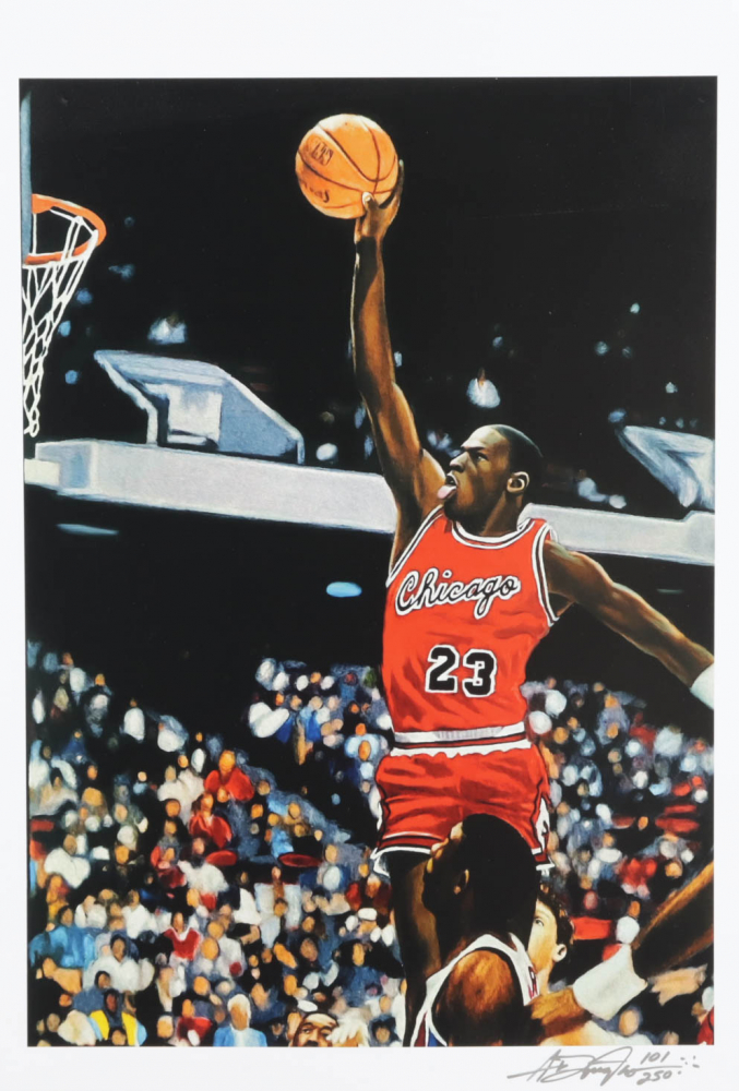 Anthony Douglas Signed LE Bulls "Jordan" 12x18 Print (PA) | Pristine ...